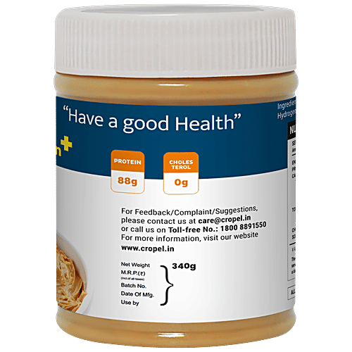 Buy Beanut Regular Peanut Butter - Crunchy, Rich In Protein & Fibre, No ...