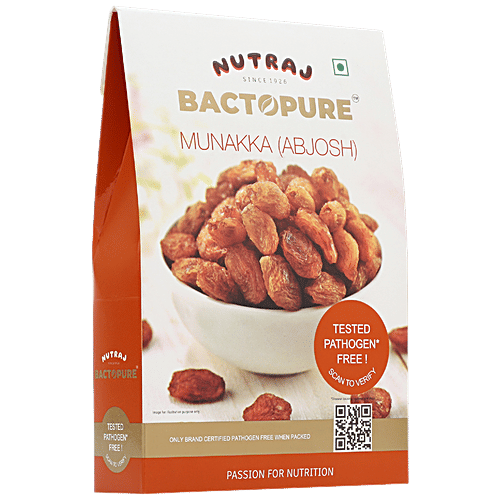Buy Nutraj Bactopure Raisins Munakka Abjosh - Tested Pathogen Free ...