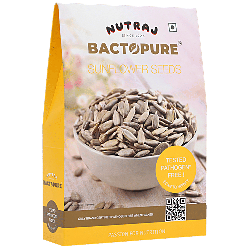 Buy Nutraj Bactopure Sunflower Seeds - Tested Pathogen Free Online at ...