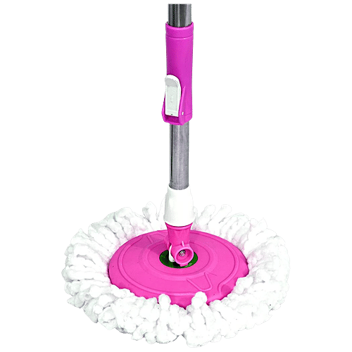 Buy SE7EN Spin Mop - Plastic, With Rod, Multicolour Online at Best ...