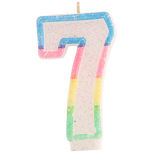Buy SE7EN Number 7 Candle - For Cake Decoration, Birthday Parties ...