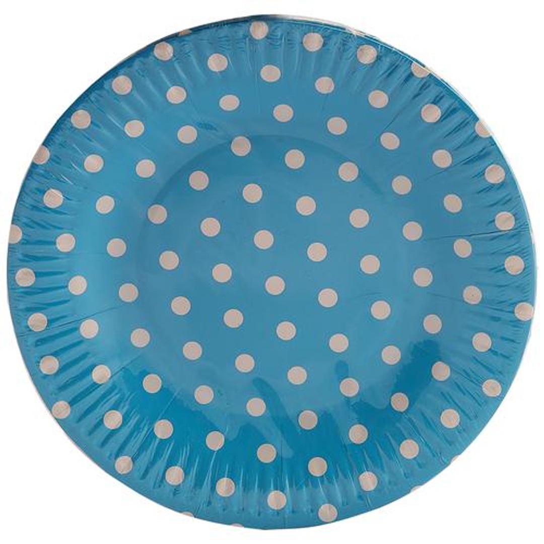 Buy SE7EN Polka Dot Paper Plate - For Parties, Picnics & Occasions ...