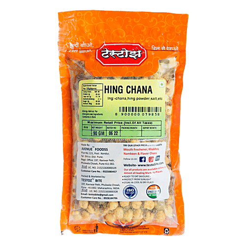 Buy TESTOZ Hing Chana - Ready To Eat Savoury Online at Best Price of Rs ...