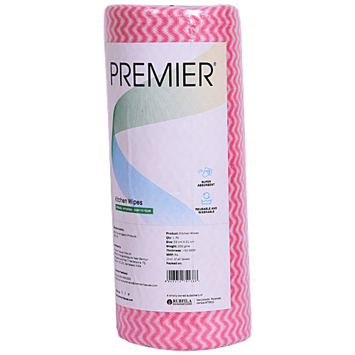 Buy Premier Kitchen Towel Roll - Non Woven, Reusable, Washable, Super ...