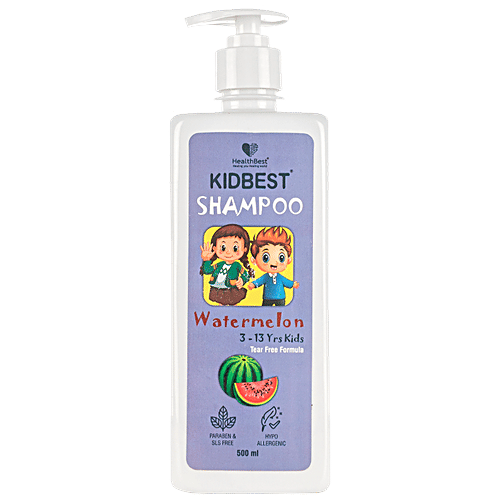 Buy HealthBest Kidbest - Hair Shampoo, Watermelon, For Kids, Extra ...