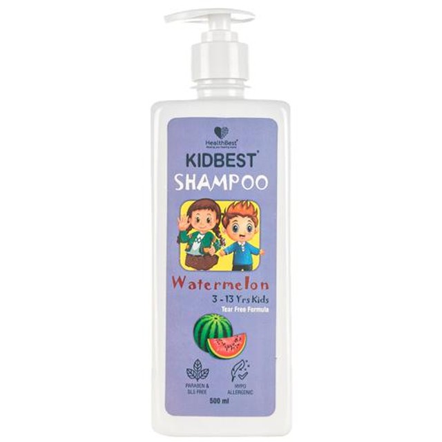 Buy HealthBest Kidbest - Hair Shampoo, Watermelon, For Kids, Extra ...