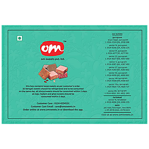 Buy Om sweets & snacks Mewa Bite - Assorted Sweets, Perfect For Gifting ...