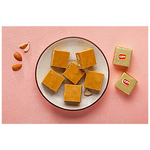 Buy Om sweets & snacks Dry Fruit Chana Burfi - Authentic Taste, Perfect ...