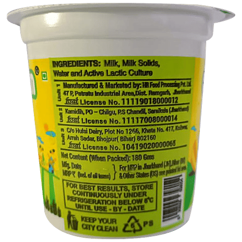 Buy OSAM Plain Curd/Dahi - Rich In Calcium & Protein Online at Best ...