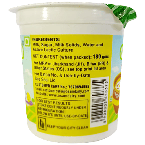 Buy OSAM Misti Dahi - Rich In Calcium & Protein, Flavourful, Creamy ...