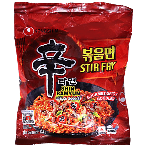 Buy NONGSHIM Shin Ramyun Stir Fry Noodles - Gourmet Spicy Online at ...