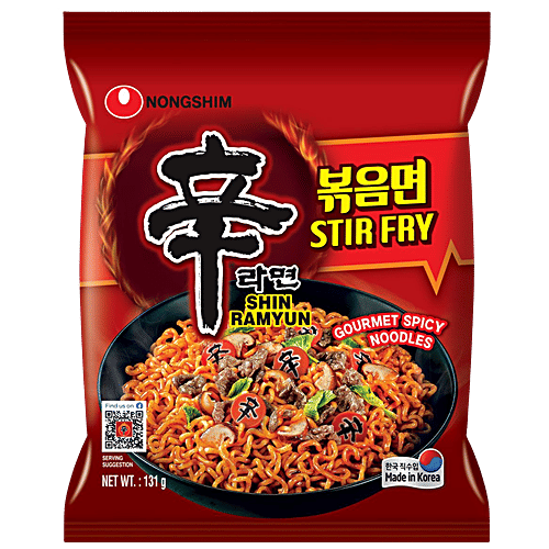 Buy NONGSHIM Shin Ramyun Stir Fry Noodles - Gourmet Spicy Online at ...