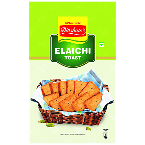 Buy Dinshaws Premium Elaichi Toast - Crunchy, Tea Time Snack Online at ...