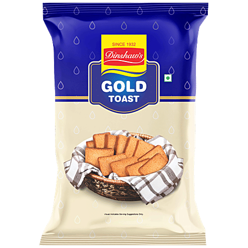 Buy Dinshaws Premium Golden Toast - Crunchy, Tea Time Snack Online at ...