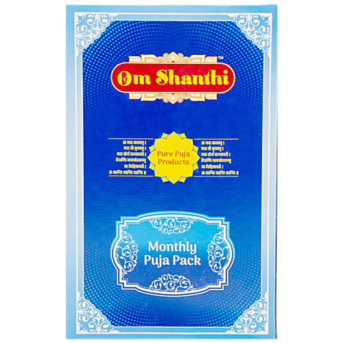 Buy Cycle Om Shanthi Puja Samagri Kit With All Essentials - For Daily ...