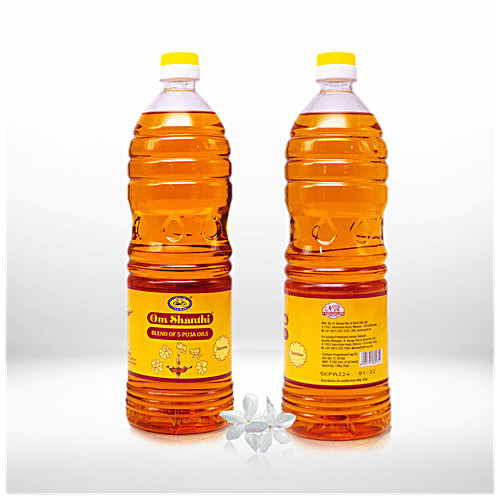 Buy Cycle Om Shanthi Pure Jasmine Puja Oil - Blend Of 5 Puja Oils, For ...