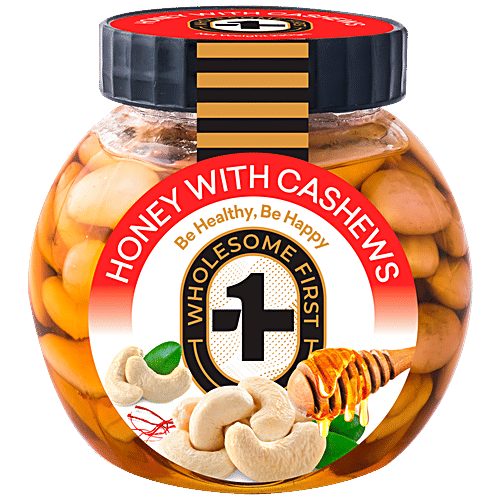 Buy Wholesome First Honey With Cashews - Rich In Calcium Online at Best ...