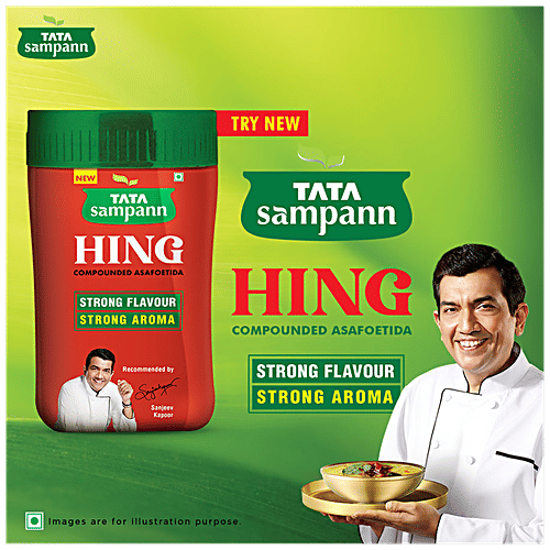 Buy Tata Sampann Bandhani Hing/Compounded Asafoetida - Strong Flavour ...