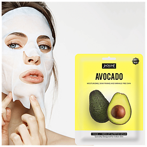 Buy Jaquline USA Avocado Sheet Mask - Moisturizing, Skin Firming Online ...