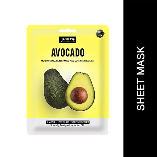 Buy Jaquline USA Avocado Sheet Mask - Moisturizing, Skin Firming Online ...