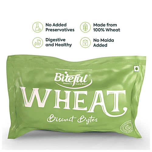 Buy BITEFUL Wheat Biscuit Bytes - Sweet, Healthy, Perfect Snack Online ...
