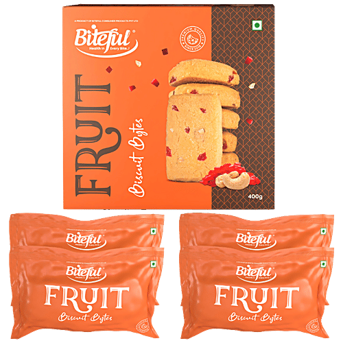 Buy BITEFUL Fruit Biscuit Bytes - Sweet, Healthy, Perfect Snack Online ...