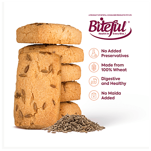 Buy BITEFUL Jeera Biscuit Bytes - Healthy, Perfect Snack Online at Best ...