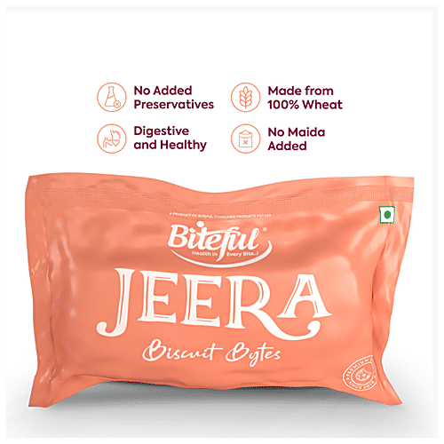 Buy BITEFUL Jeera Biscuit Bytes - Healthy, Perfect Snack Online at Best ...