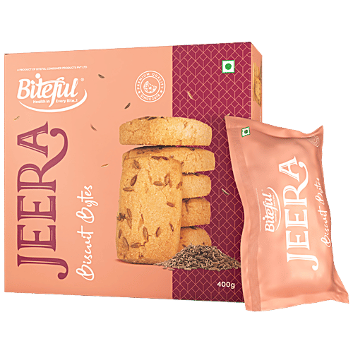 Buy Biteful Jeera Biscuit Bytes - Healthy, Perfect Snack Online at Best ...
