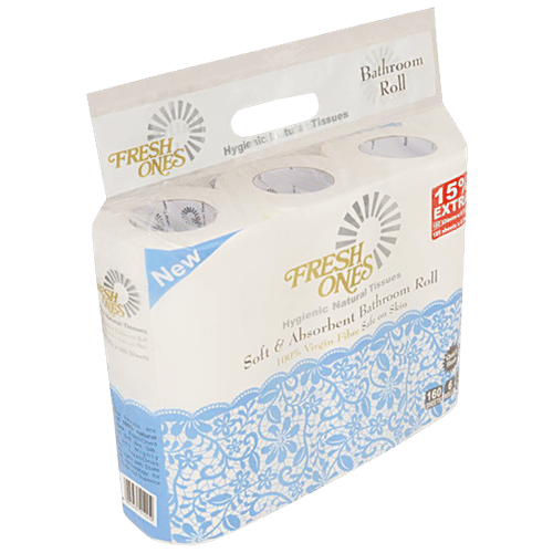 Buy Fresh Ones Soft & Absorbent Bathroom Roll - Hygienic, Natural ...