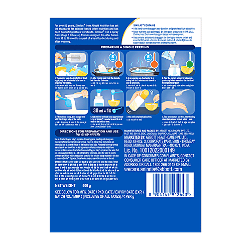 Buy Similac Infant Formula - Stage 3, Upto 12 Months, Easy Digestion ...