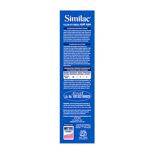 Buy Similac Infant Formula - Stage 3, Upto 12 Months, Easy Digestion ...