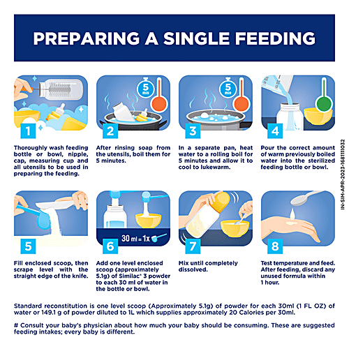 Buy Similac Infant Formula - Stage 3, Upto 12 Months, Easy Digestion ...