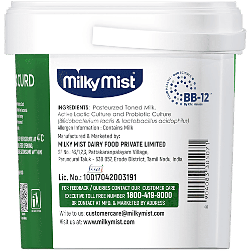 Buy Milky Mist Curd - Rich In Probiotics & Calcium, Thick, Creamy ...
