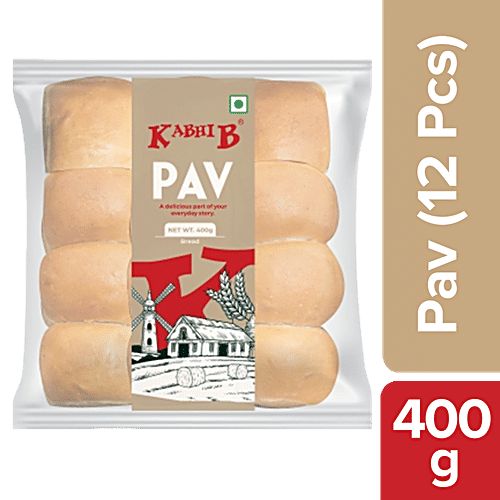 Buy KABHI B Fiber Rich Pav - For Instant Energy, Easy To Digest Online ...