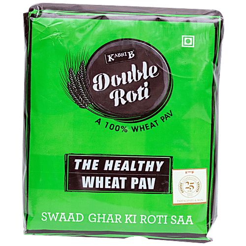 Buy KABHI B Double Roti - Whole Wheat Pav, For Instant Energy Online at ...