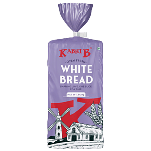 Buy KABHI B White Sliced Bread - High In Fiber, Soft, Easy To Digest ...