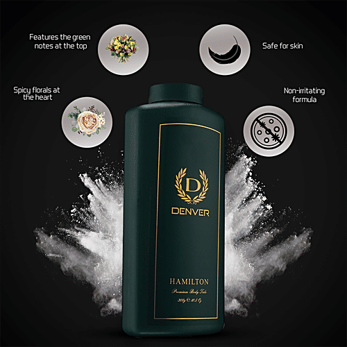 Buy Denver Hamilton Premium Body Talc - Long-Lasting Fragrance Online ...