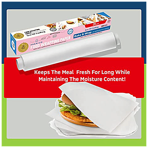 Buy Bekko Food Wrapping Paper For Baking - 5 m, Premium, Non-Stick ...