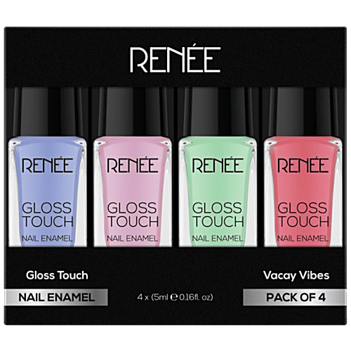 Buy RENEE Gloss Touch Nail Enamel - Glossy, Long-Lasting Online at Best ...