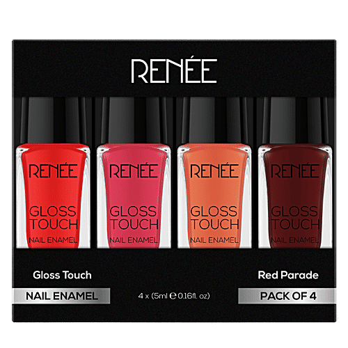 Buy RENEE Gloss Touch Nail Enamel - Glossy, Long-Lasting Online at Best ...