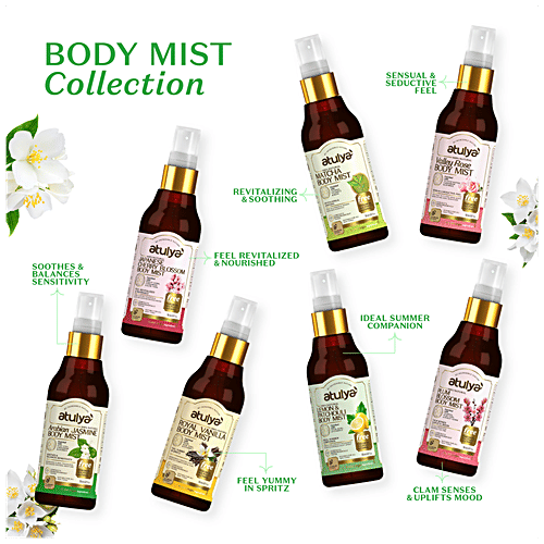 Buy ATULYA Arabian Jasmine Body Mist - With Aloe Vera, Refreshing ...