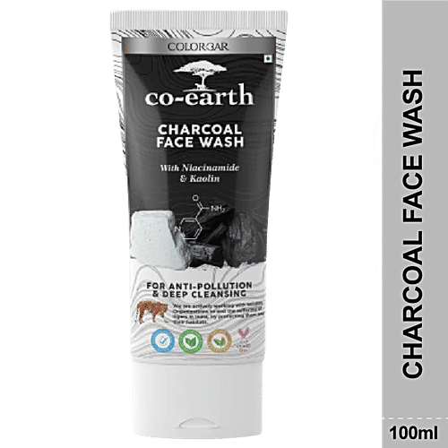 Buy ColorBar Co-Earth Charcoal Face Wash - For Anti-Pollution & Deep ...