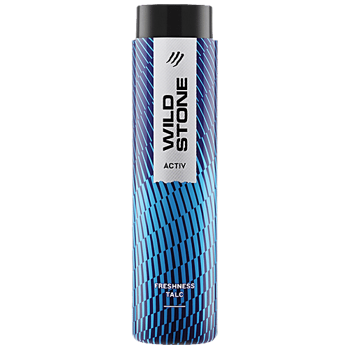 Buy Wild Stone Activ Freshness Talcum Powder - For Men, Longlasting ...