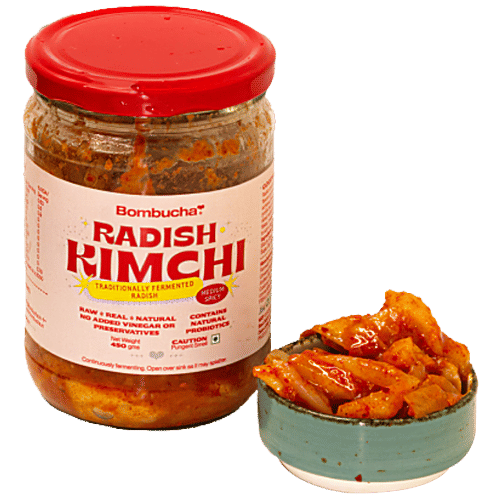 Buy Bombucha Radish Kimchi - Fermented Kkakdugi, Raw & Vegan, Without ...