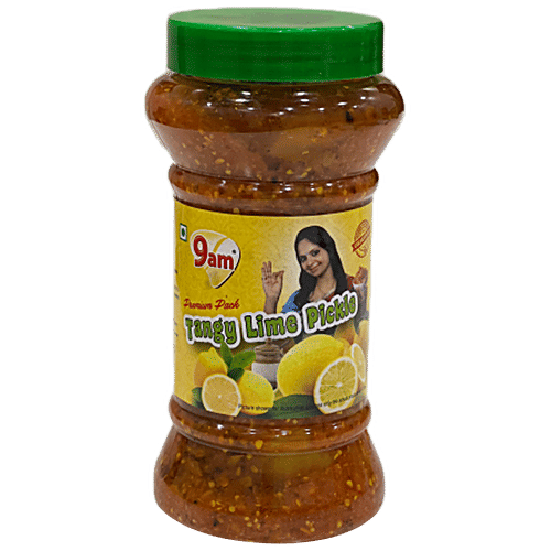 Buy 9 AM Lime Pickle - Sweet & Tangy Flavour Online at Best Price of Rs ...