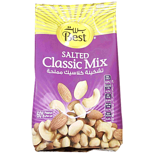Buy Best Salted Classic Mix - With 60% Peanut & Cashew, Almond Online ...