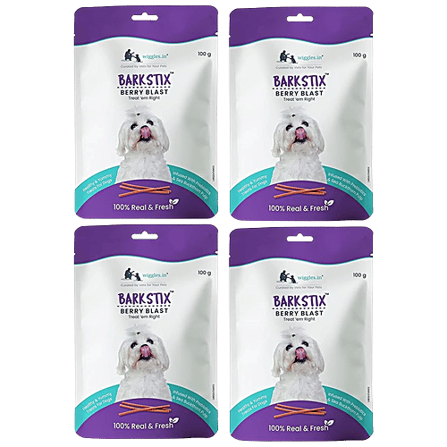 Buy Wiggles.in Barkstix Dog Treats For Training Adult Puppies - Soft ...