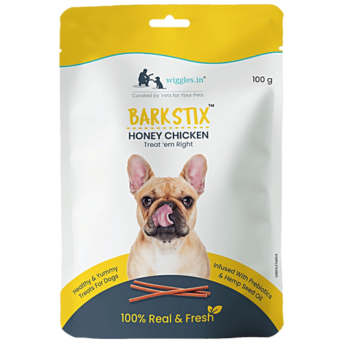 Buy Wiggles.in Barkstix Dog Treats For Training Adult Puppies - Soft ...