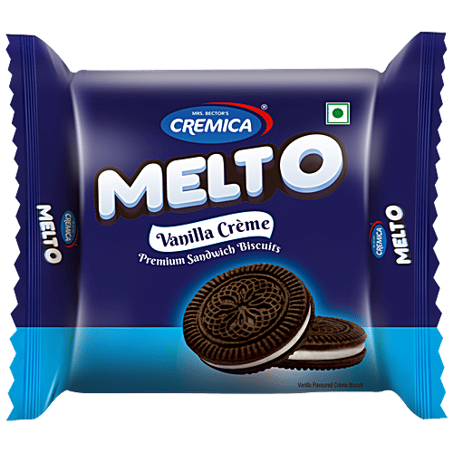 Buy Cremica Melto Vanilla Creme Premium Sandwich Biscuit - Rich ...